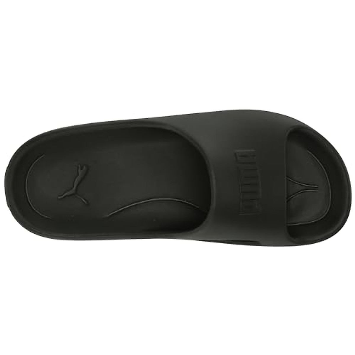PUMA Women's SHIBUSA Slide Sandal, Puma Black-Puma Black, 7