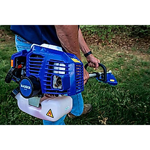 WILD BADGER POWER 26cc Weed Wacker Gas Powered, 3 in 1 String Trimmer/Edger 17'' with 10'' Brush Cutter,Rubber Handle & Shoulder Strap Included