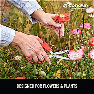 Corona Tools | ComfortGEL Floral Scissors | Stainless Steel Garden Shears for Flowers & Stems | FS 3394