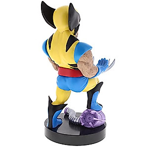 Exquisite Gaming: Marvel Wolverine - Original Mobile Phone & Gaming Controller Holder, Device Stand, Cable Guys, Licensed Figure