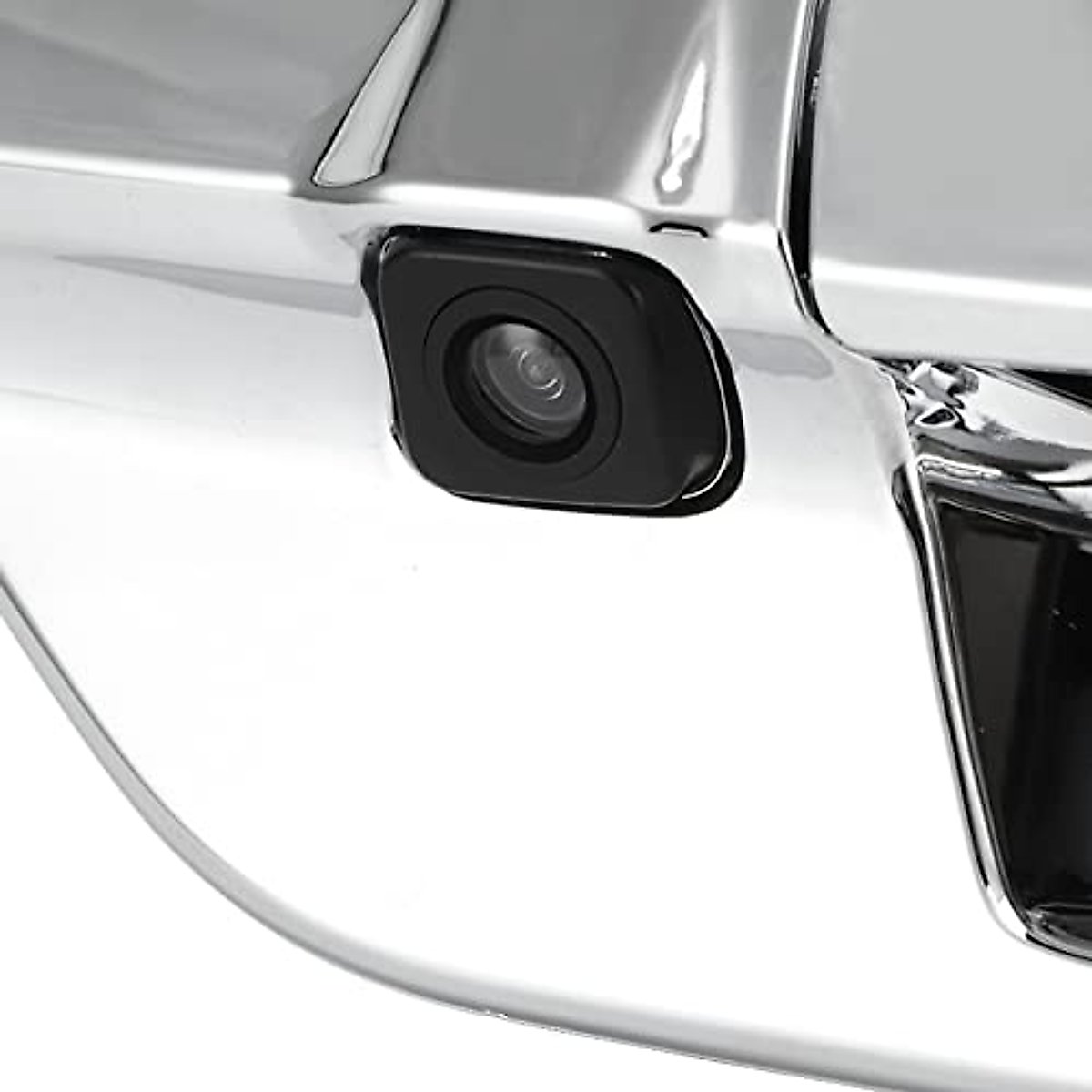 Aramox Trunk Handle Reverse Camera, Car Trunk Handle Color Backup Camera ABS IP66 Waterproof 150‑170° Wide Angles Replacement for Hilux 2017‑2021(Silver)