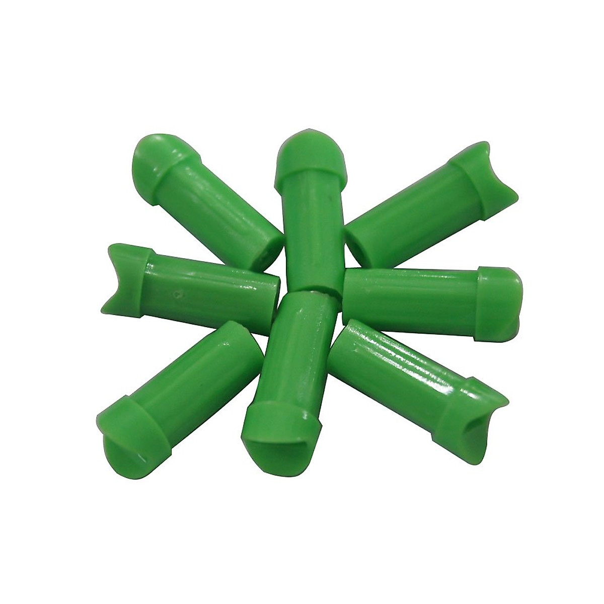 JIEXI HWYP Archery Nocks Half Moon Crossbow Arrow Nocks OD 7.76mm Pack of 50 (Green)