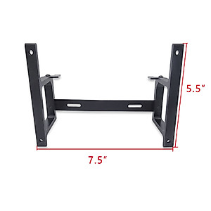 Dasen Lower Grille Front License Plate Mount Bracket Removable Compatible with 2015-2021 Ford Mustang Shelby GT350/GT350R - No Drilling