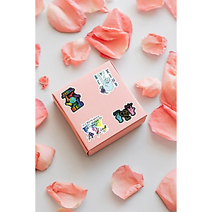 53Pcs Be Kind Stickers Pack, Inspirational Quote, Motivational Saying Aesthetic Decal | Vinyl Waterproof Kindness Stickers for Water Bottle,Laptop,Phone,Scrapbook,Journal Gifts for Kids Teens Adults