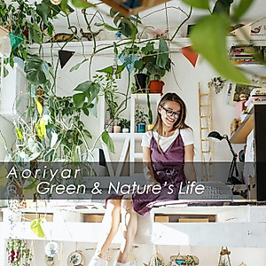 Aoriyar 1.2 Gallon Compostable Trash Bags, 120 Count, Green, 5 Liters