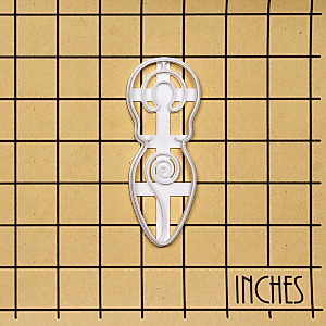 Spiral Goddess cookie cutter, 1 piece - Bakerlogy