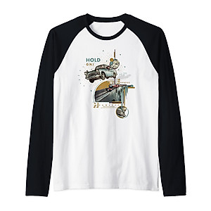 Harry Potter Weasley's Flying Ford Anglia Raglan Baseball Tee