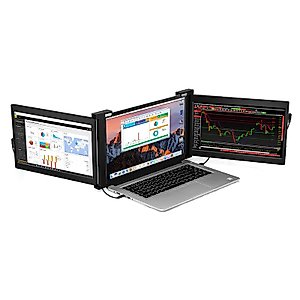 Monitor USB-C Portable Monitor FHD HDR 1080P 13.3 Inch Computer Dual Display with Speaker Dual Type-C Mini HDMI External Monitor for Laptops PC Mobile Phones ps3/ps4 Xbox Switch Gaming Monitor