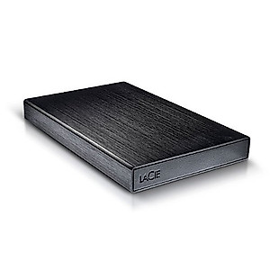 LaCie Rikiki Superspeed 500 GB USB 3.0 Portable External Hard Drive 301949 (Black)