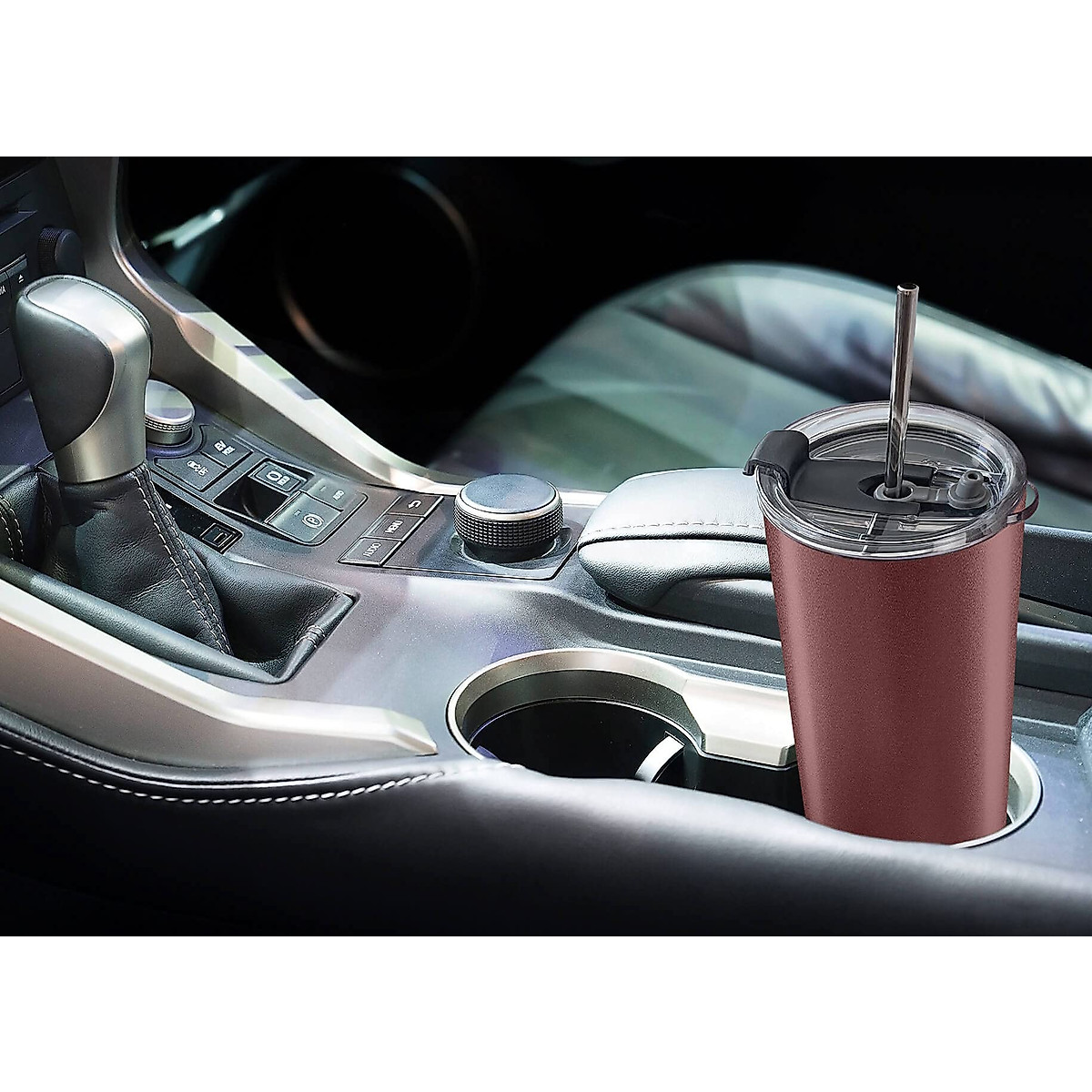 Fancyfams She Believed She Could So She Did, 22 oz Stainless Steel Tumbler, Congratulations Gifts, College Graduation Gifts for Her, Encouraging Gifts for Women (22oz - Rose Gold)