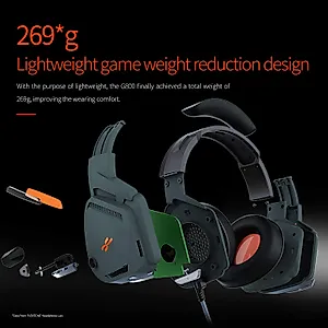 Cyclotronix PS5 G8002 Gray Stereo Gaming Headset for PS5, PS4, PC, Xbox One, Xbox Series X, Noise Cancelling Over Ear Headphones with Mic, Headphone-Mounted Volume Control, Flexible, Light Weight!