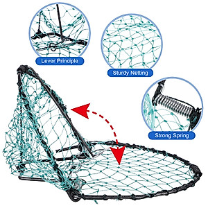 Yardwe Pigeon Bird Trap Bird Net Quail Catcher Pigeon Catching Net for Small Birds Pigeons Sparrow Quail