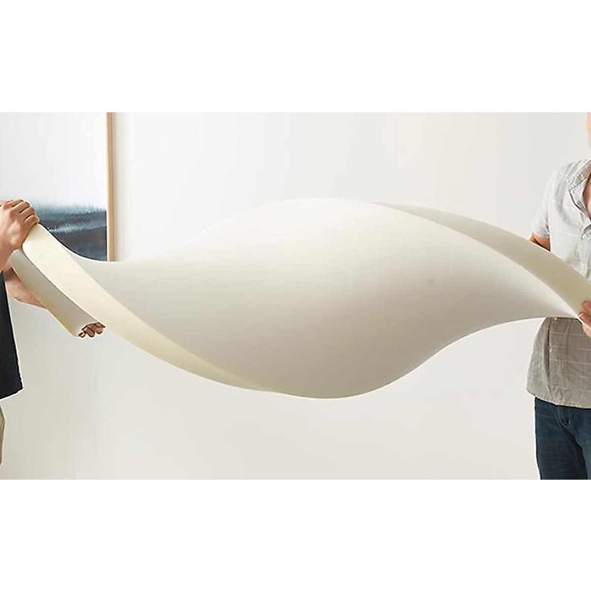 Leather Thick Not-Slip Chair Pads,Memory Foam Replacement Mat,Soft Chair Pads with Zipper,Waterproof Removeable Square Durable Seat Cushions for Sofa Dining Chair Office Home