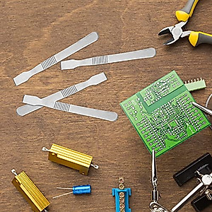 UTENEW 5pcs Professional Opening Pry Repair Tools Flathead Metal Pry Bars Crowbar