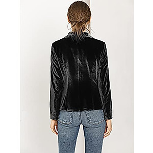 Allegra K Women's Casual, Black, Medium