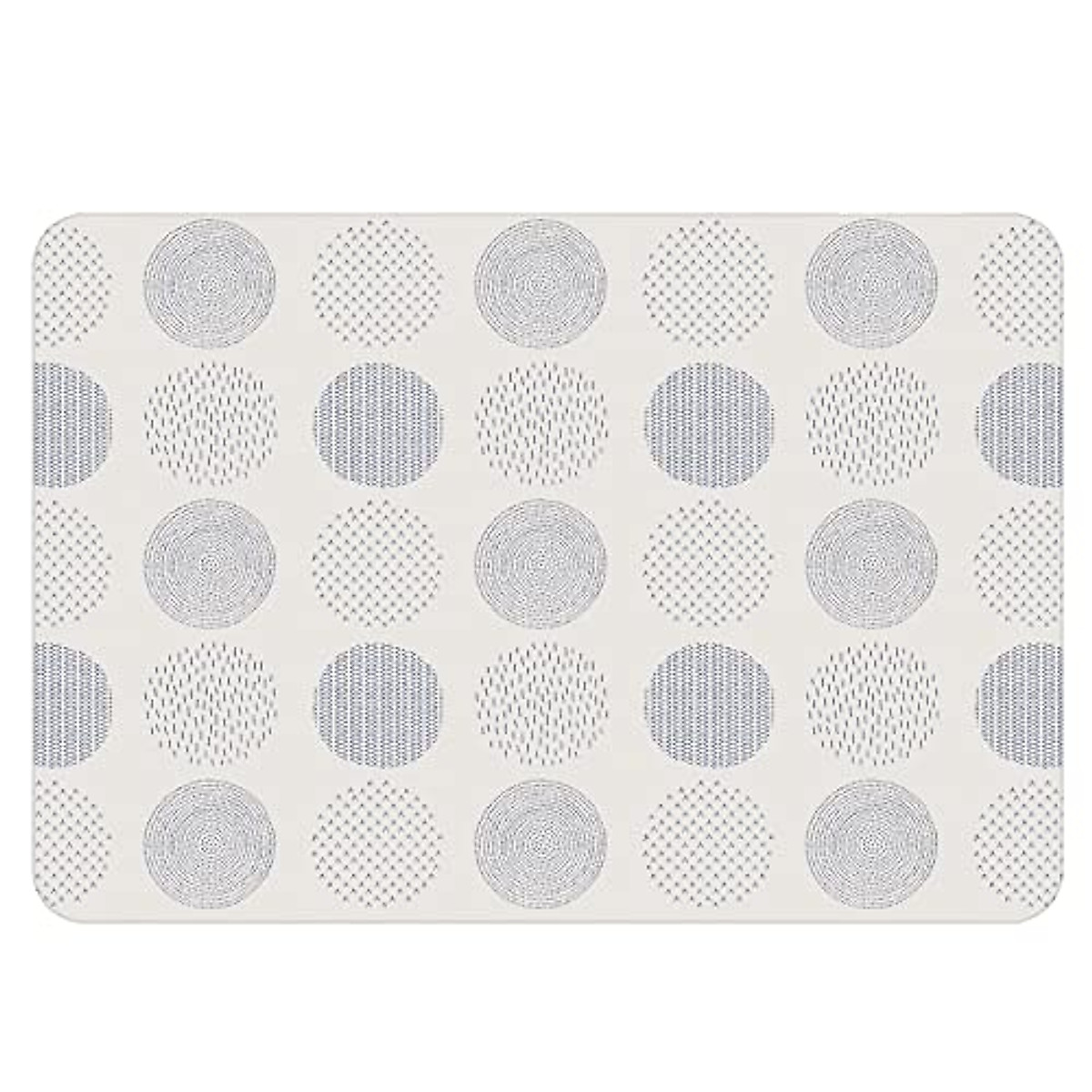 Parklon Pure Soft Baby Play Mat (Extra Large, 92.5 x 55.1 x 0.6 in, Blue Spot/Cloud Bebe)
