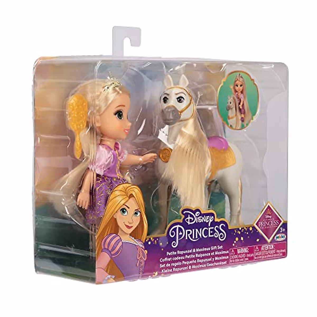 Disney Princess Rapunzel Doll & Maximus Petite Gift Set