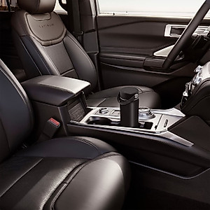 iPick Image for Ford New Bronco Laser Etched 18 oz Dual-Wall Insulated Black Stainless Steel Water Bottle Travel Tumbler Mug