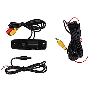 Reverse Rear View Camera, 170° Wide Angle ABS Car Rear View Reverse Parking Camera Fit for Hyundai, Black