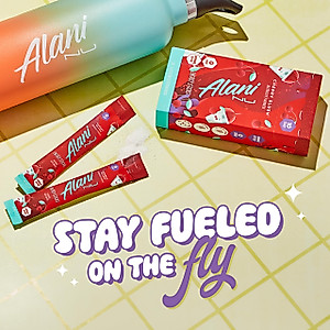 Alani Nu Cherry Slush Energy Sticks | Energy Drink Powder | 200mg Caffeine | Pre Workout Performance with Antioxidants | On-The-Go Drink Mix | Biotin, B Vitamins | Zero Sugar | 5 Calories | 10 Pack