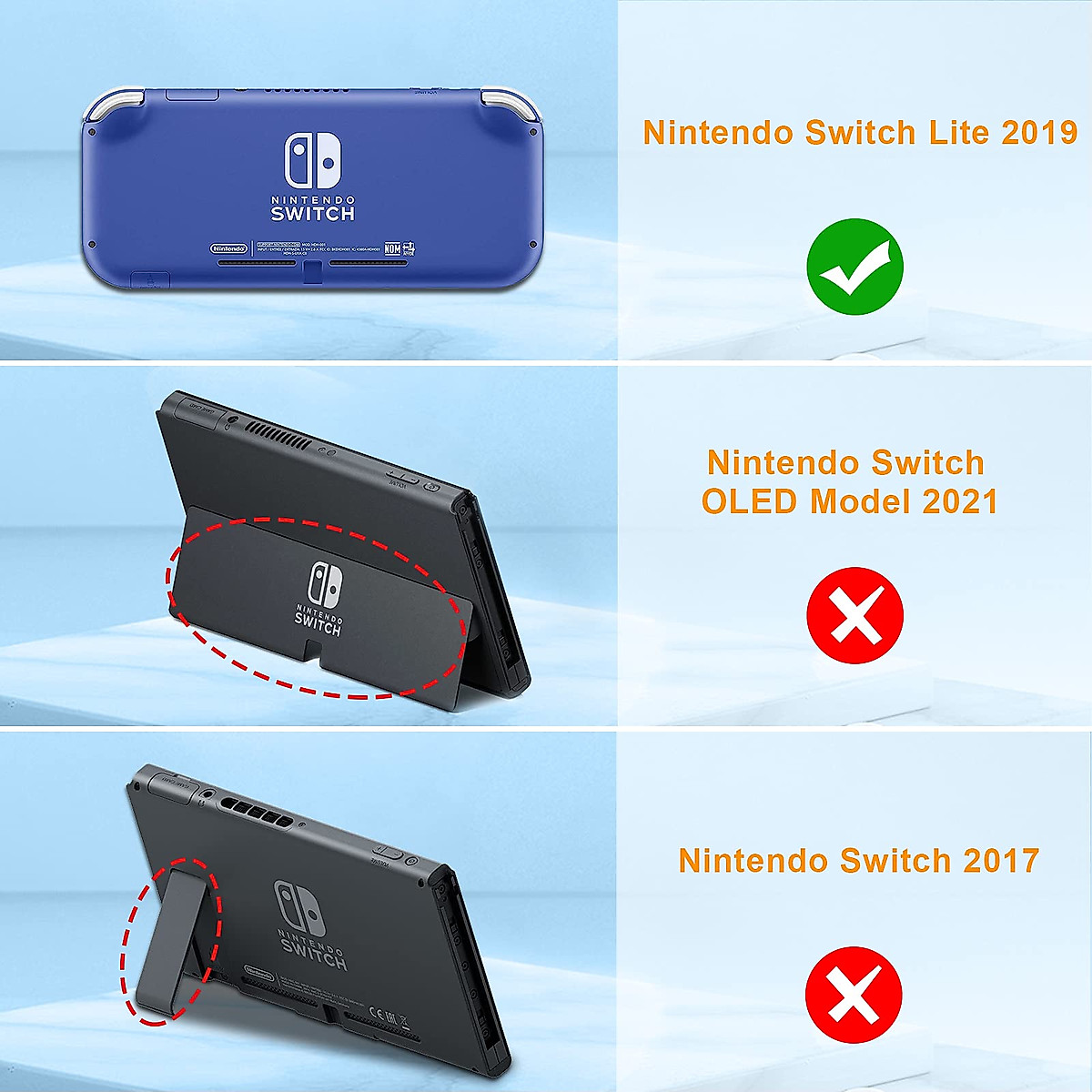 Fintie Carrying Case for Nintendo Switch Lite 2019, [Shockproof] Hard Shell Protective Cover Travel Bag w/15 Game Card & 2 Micro SD Card Slots for Switch Lite Console & Accessories, Galaxy