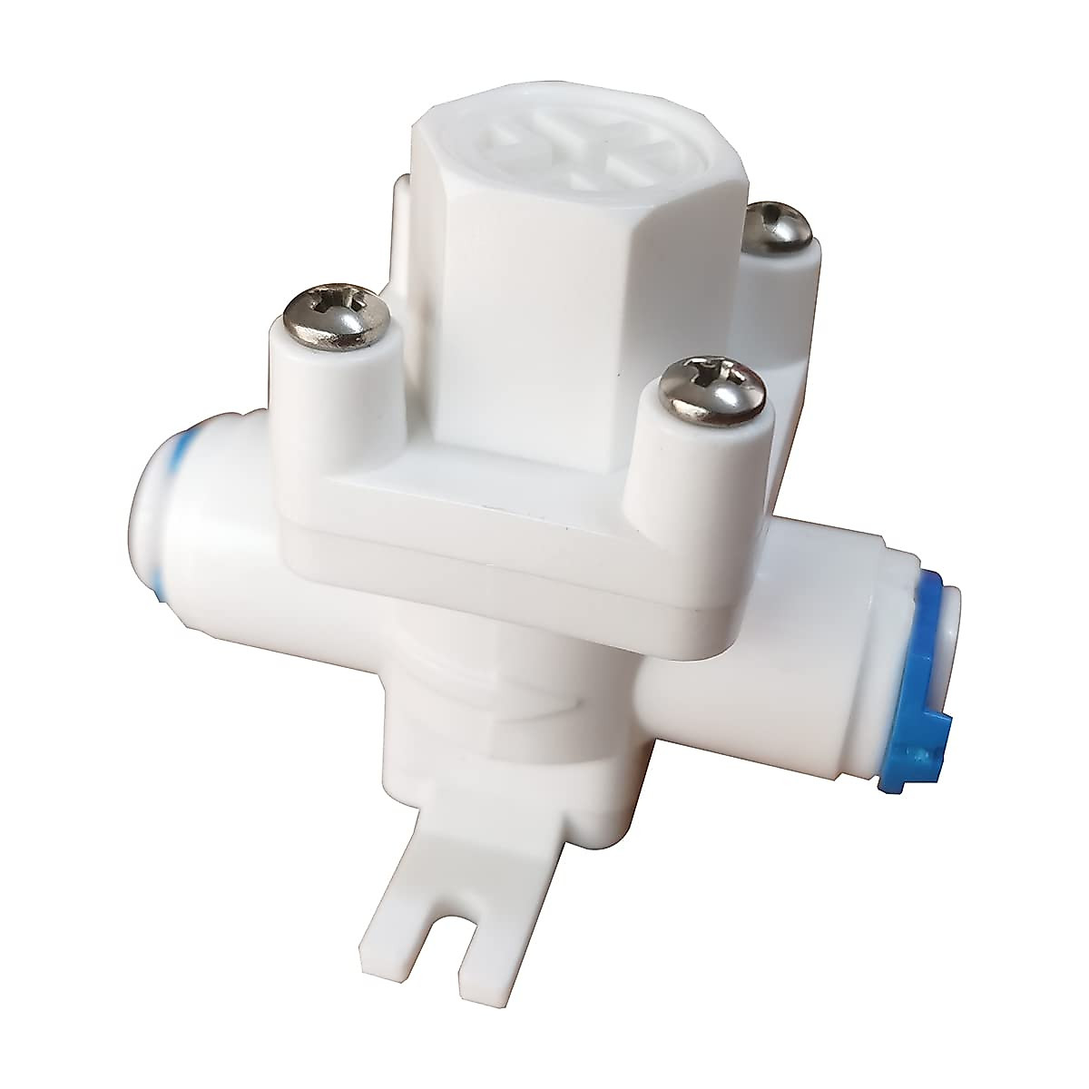 MALIDA 1/4" OD Tube Water Pressure Relief Regulator, Reducing Valve Filter Protection Push to Quick Connect Fittings for Reverse Osmosis Water System.