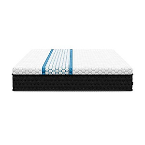 EquaLite Plus Copper Cooled Hybrid Mattress 12-inch, Queen, Firm