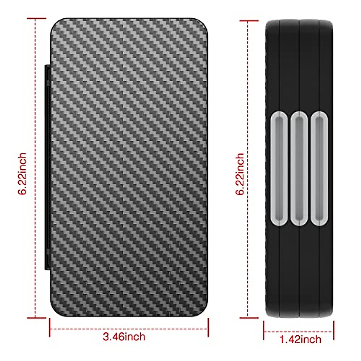 HEIYING Switch Game Card Case for Nintendo Switch/OLED/Lite,Portable Travel Carry Case with 72 Game Card Slots and 24 Micro SD Cards Slots