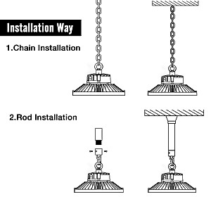 240W led high bay lighting,1-10V Dimmable ufo high bay light with plug，AC90-277V 5000K Daylight white， IP65 Waterproof Commercial Grade Area Warehouse Workshop Hanging Lighting Fixtures （1pack）