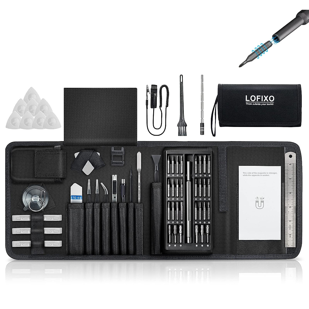 Electronics Screwdriver kit,Computer Repair Tool Kit,ps5 Ps4 tool kit,LOFIXO Small Screwdriver Set with case