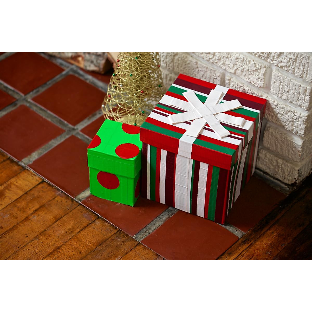 Duck Brand Printed Duct Tape Single Roll, Woodgrain (283051)