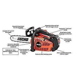 Echo CS-355T Top Handle 16" Chain Saw Orange/Black