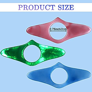 3 Pieces Thumb Book Page Holder Resin Thumb Bookmark Personalized Thumb Reading Ring Handmade Finger Book Holder Book Reading Accessories for Reading in Bed Teachers Readers Book Lovers Gifts Literary