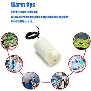 Gikfun DC 3V 5V Micro Submersible Mini Water Pump (Pack of 4pcs) EK1893