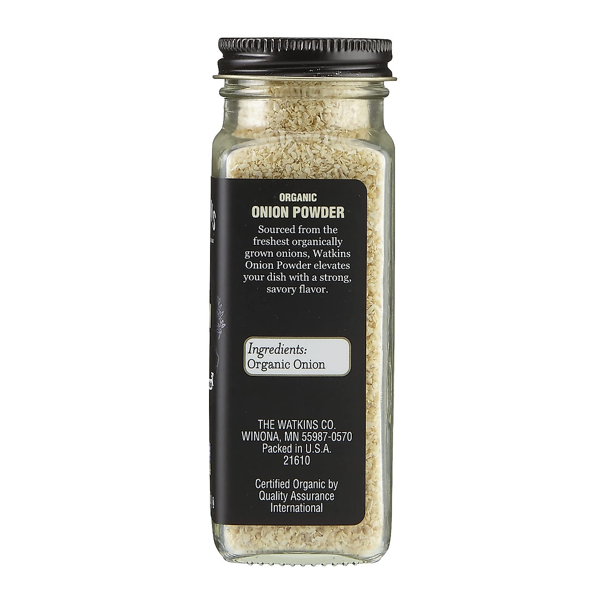 Watkins Gourmet Organic Spice Jar, Onion Powder, 2.8 Ounce Jar, 3 Count