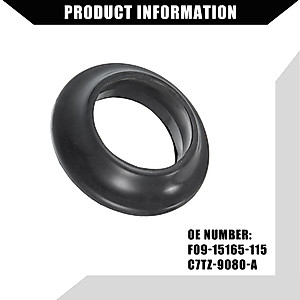 Hihaha F09-15165-115 Gas Tank Fuel Neck Grommet for Ford F-100 1957-1969 for F-250 1957-1969 / Rear Filler Neck Tube Rubber Grommet/Seal Rubber / 1Pcs Black