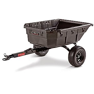 Ohio Steel 4048P-HYB Dump Cart, 15 Cubic feet, Hybrid Hitch - with Pin to Lock