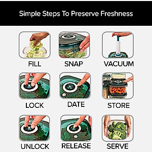 Nuwave Flavor-Lockers Vacuum System Starter Set