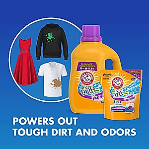 Arm & Hammer Plus Oxiclean Odor Blasters Fresh Burst, Liquid Laundry Detergent, 224 Fl Oz - Pack of 2