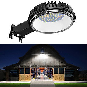 Viugreum 150W 12000LM LED Barn Light, Dusk to Dawn Outdoor Lighting, Yard Lighting IP65 Waterproof 5000k Daylight (900w MH/HPS Replacement) Security Light with Photocell Sensor for Barn Garage Yard