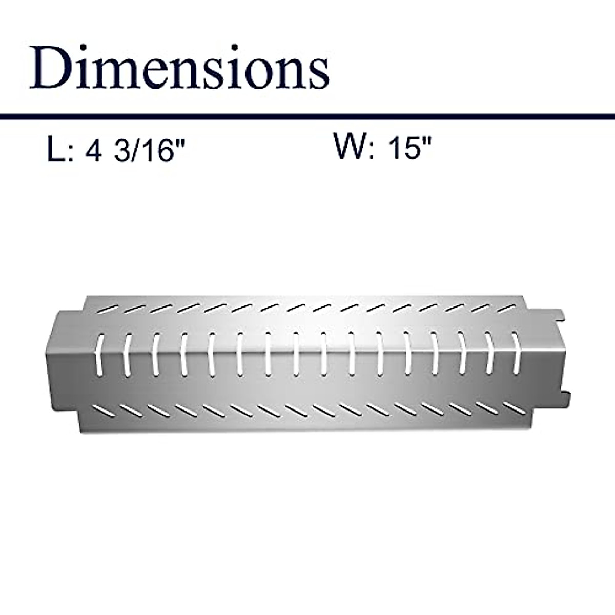 Boloda 3 Pack Heat Tent Shield,Stainless Steel Grill Heat Plate Replacement for Charbroil 463240904,Coleman 461230403,Kirkland 463230703, Thermos 461246804,Centro G40200 Flame Tamer Heat Plate Shield