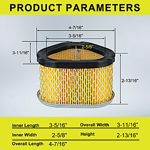 Butom Air Filter for JD LT155 LT133 STX38 LT150 M92359 LX255 GY20574 LX176 LX172 STX46 LX173 STX30 AM121608 Kohler 1208314 Command Pro CV11-16 12 083 05-S, 12 883 05-S1 Tractor Maintenance Kit