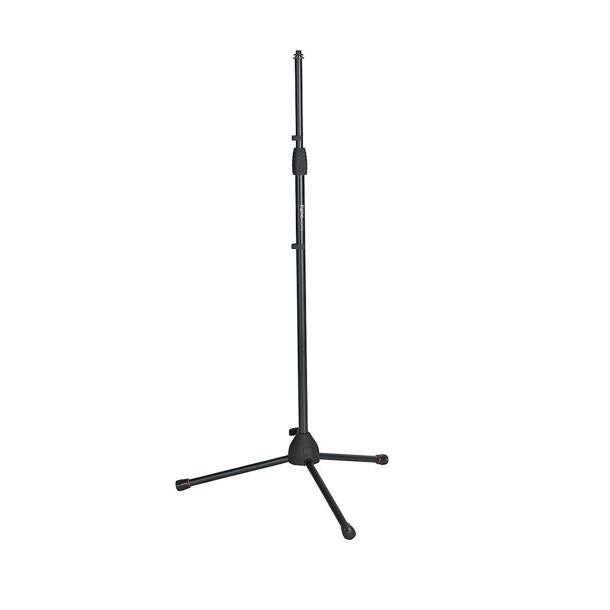 Gator Frameworks Standard Tripod Microphone Stand with Adjustable Height and Both 3/8" and 5/8" Adapters (GFW-MIC-2000)