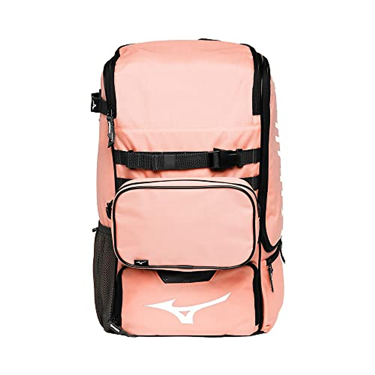 Mizuno Utility Backpack, Rose Gold/White