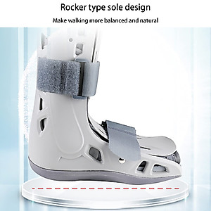Orthopedic Walker Boot for Sprained Ankle Broken Foot Toe Injury Metatarsal Stress Fracture Post Surgery Achille Tendonitis Ankle Injuries Medical-Grade Orthopedic Foot Cast Brace,Small