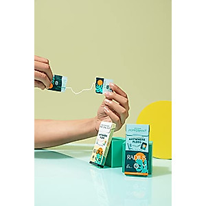 RADIUS Natural Unscented Silk Anywhere Floss Travel Dental Floss for Oral Care Boost Non Toxic Tooth & Gum Protection (20 Single Use Flossers per Pack) - Pack of 3