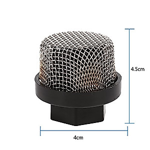 Tomantery Inlet Filter Strainer, Light Weight Sturdy Filter Trap Metal and PlastiMetal and Plastic for Ultra Airless Sprayer for Garden Hose