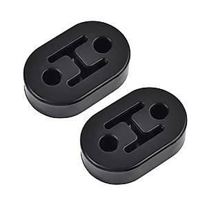 EVIL ENERGY 2" V Band Clamp with Flange Male Female Stainless Steel, Bundle with 2 Holes Exhaust Hanger Universal 2PCS