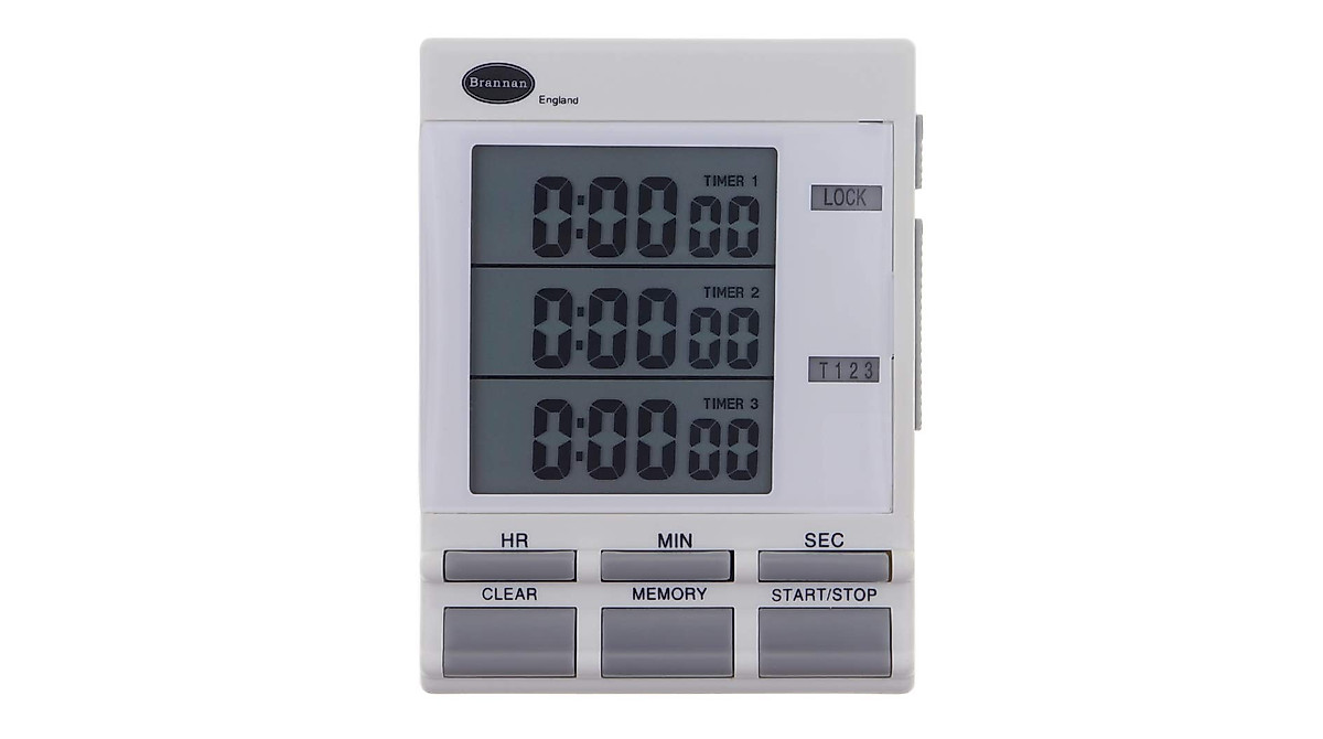 Digital Triple Kitchen Timer - Perfect for Cooking & Baking