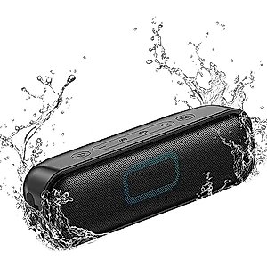 Bluetooth Speakers, Portable Speakers Bluetooth Wireless with 20W Loud Stereo Sound, IPX7 Waterproof Shower Speakers, TWS Loud Party Speakers, Multi-Colors Lights, 15 Hrs Playtime for Indoor&Outdoor